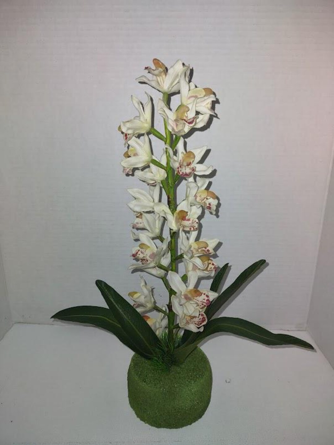 Artificial Cymbidium Orchid Table Decoration - Etsy