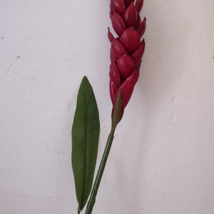 MINI Ginger Lily Stem. Silk Flower Floral Arrangements Tropical ...