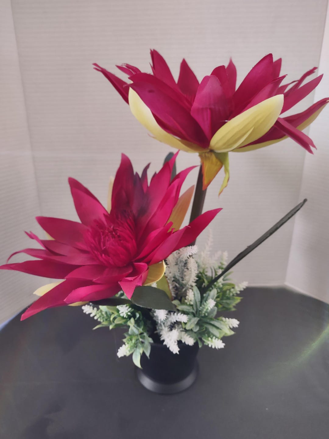 Artificial Lotus Flower Table Decoration - Etsy
