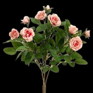 Mini Artificial Rose Bush PINK - Etsy