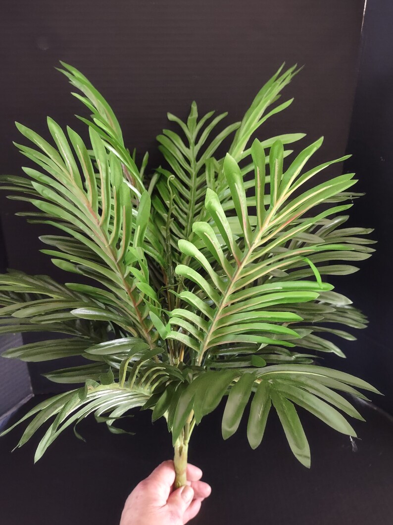 Artificial Areca Palm Bush - Etsy