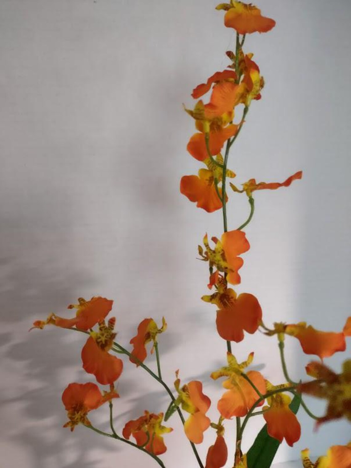 Mini ARTIFICIAL Oncidium Dancing Orchid ORANGE - Etsy