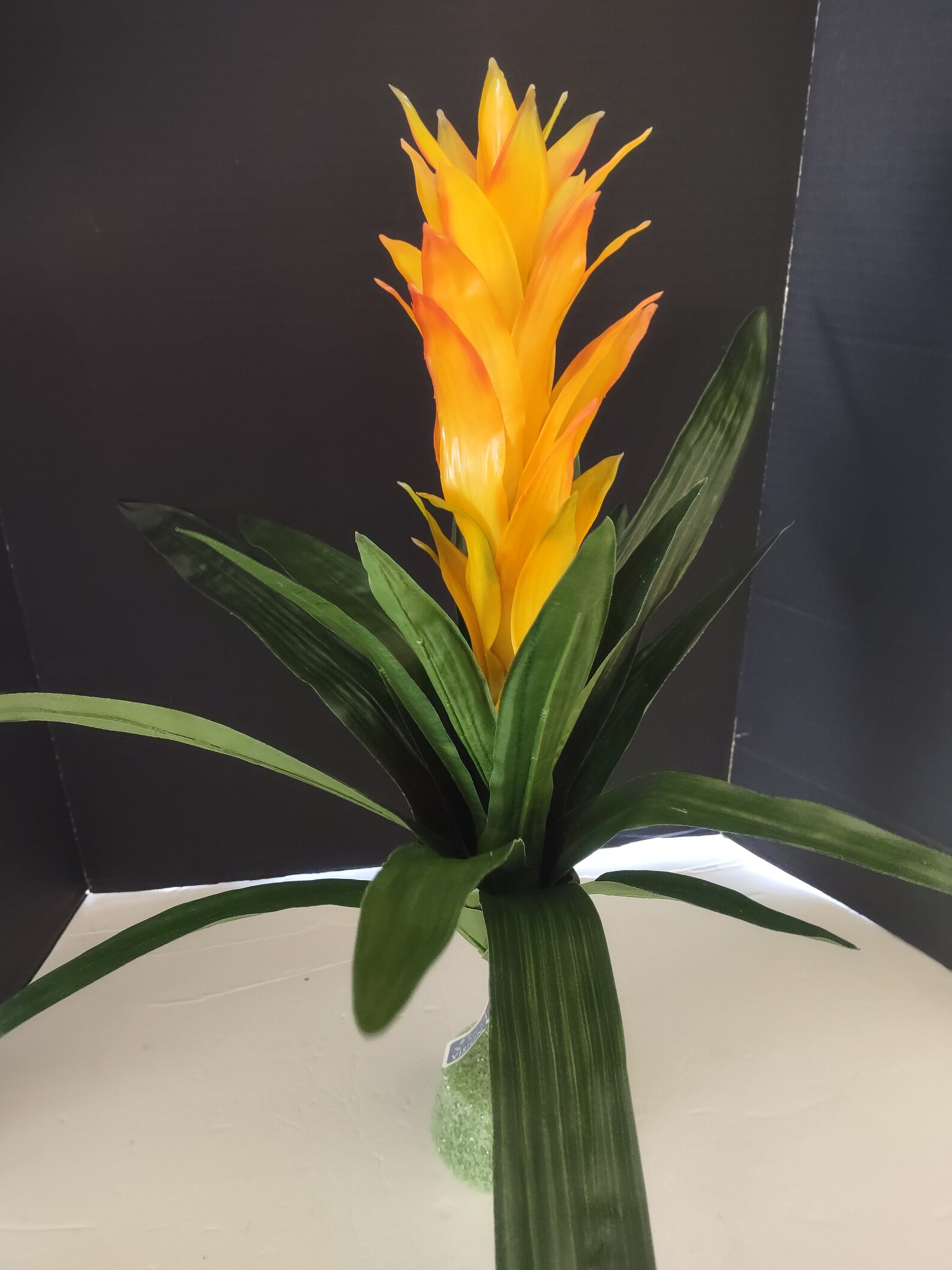 16 Artificial Bromeliad Plant W/O Pot. Yellow With - Etsy