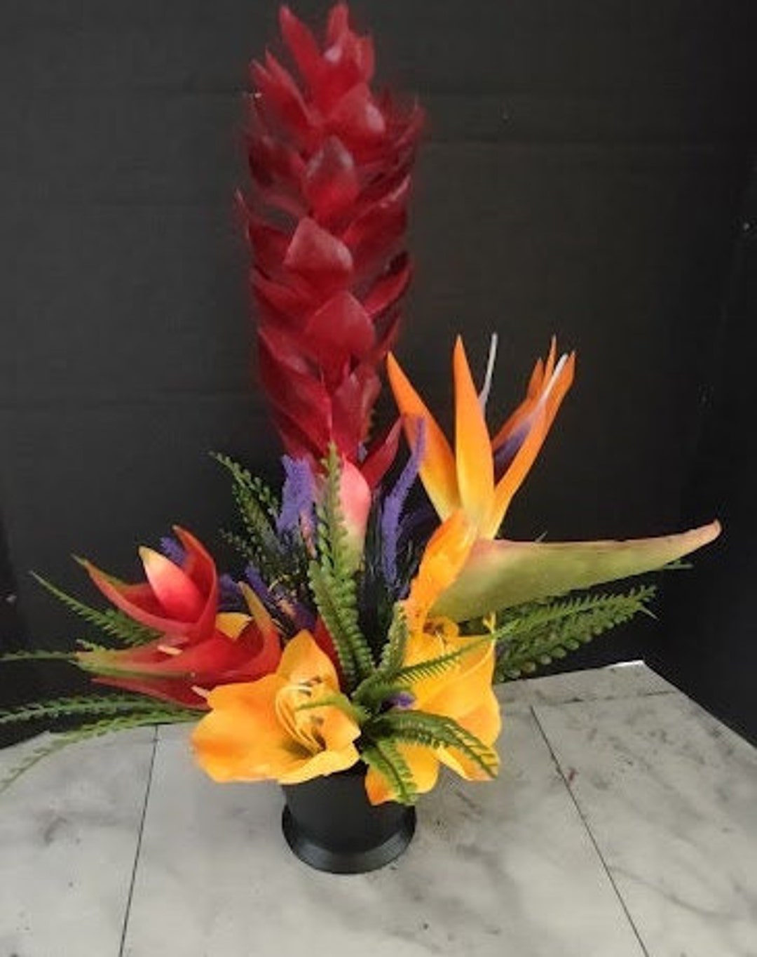 Artificial Tropical Arrangement Wedding Home Decoration Silk Flowers ...