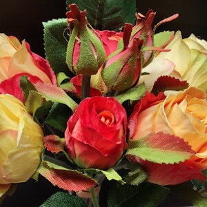 Gorgeous Silk Rose Bouquet - Etsy