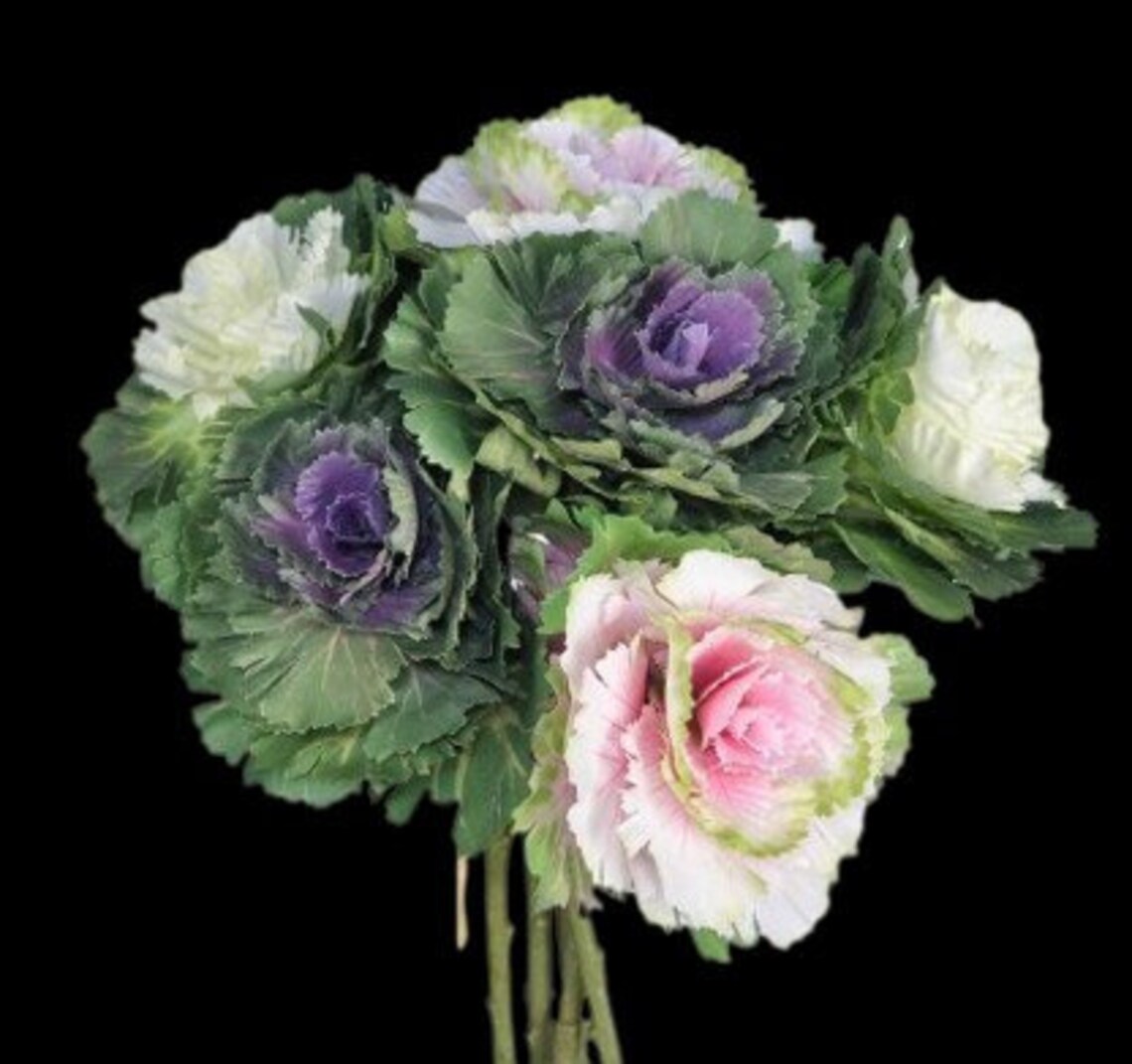 Artificial Decorative Cabbage Bouquet - Etsy