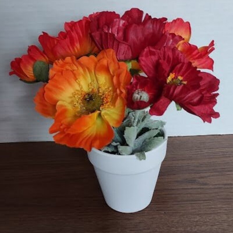 Artificial Poppies - Etsy