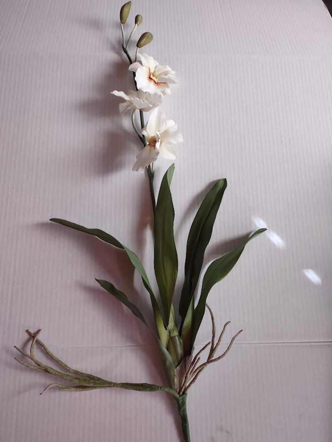 Artificial Miltoniopsis Orchid Plant Stem PINK CREAM - Etsy