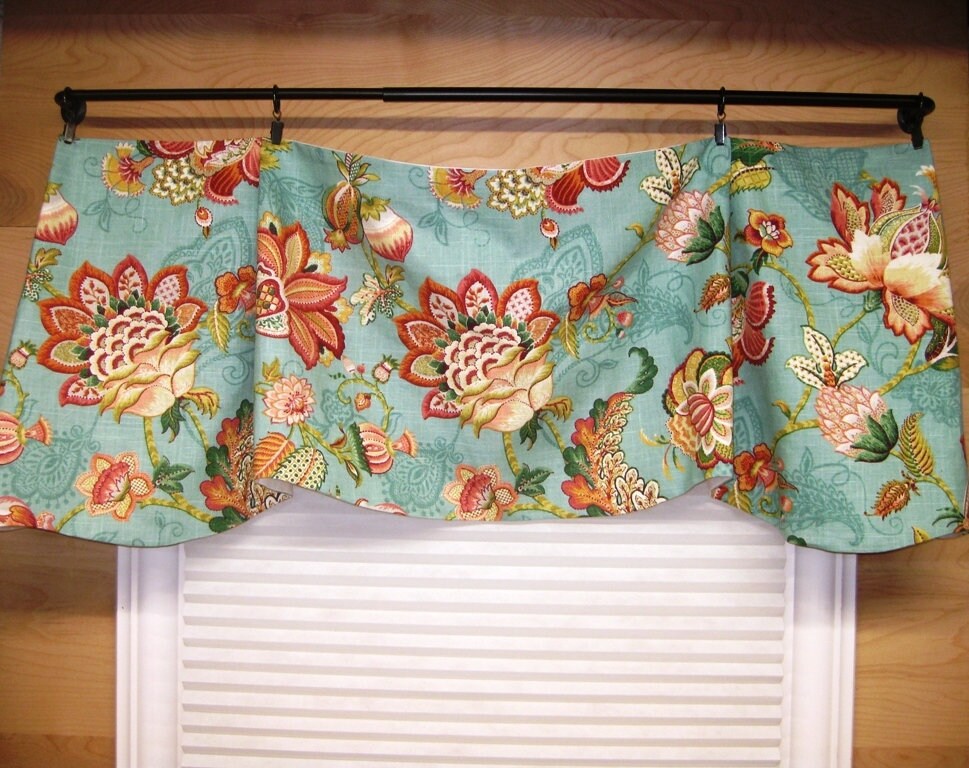 Curtain Ready to Ship Valance Sterling Window Treatment in P | Etsy