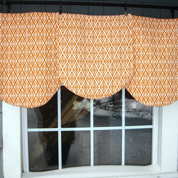 Orange Valance - Etsy