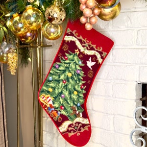 Personalized Needlepoint Christmas Stockings, Monogrammed Family Gifts ...