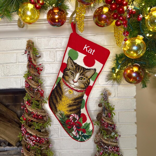Cat Stocking - Etsy