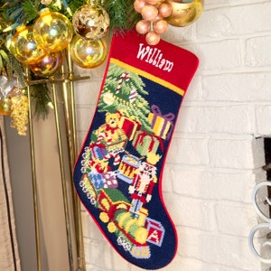 Personalized Needlepoint Christmas Stockings, Monogrammed Family Gifts ...