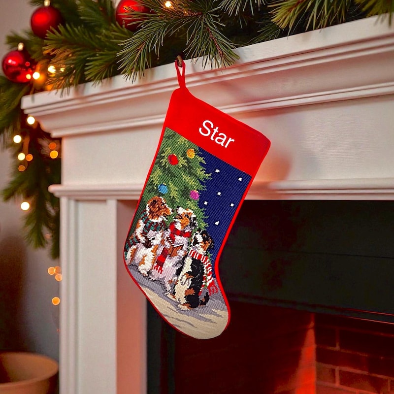 Needlepoint Aussie - Etsy