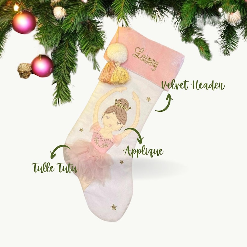 Personalized Christmas Stockings - Elegant Holiday Decor for Children ...