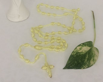 Yellow rosary | Etsy