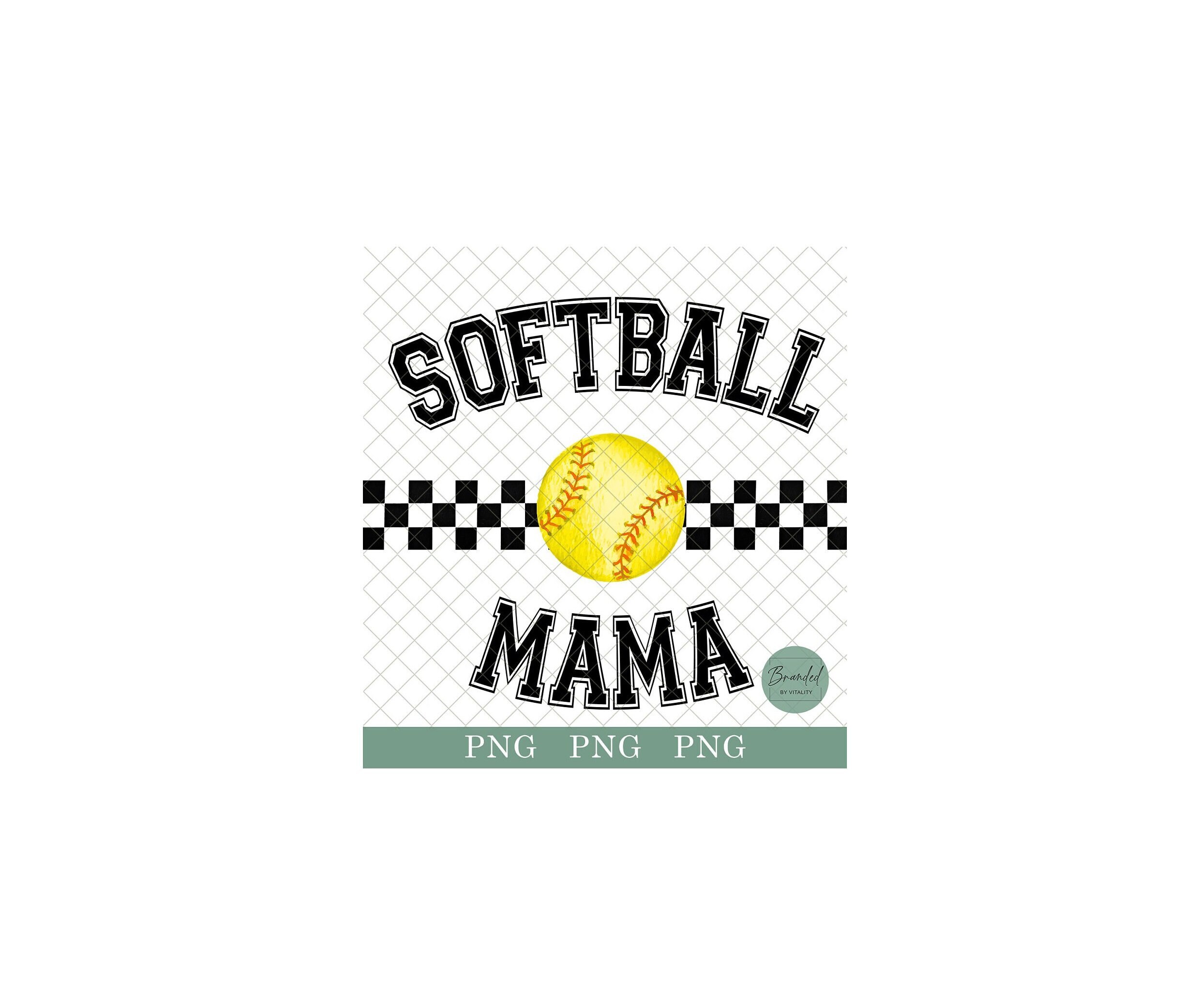 Softball Mama PNG - Etsy