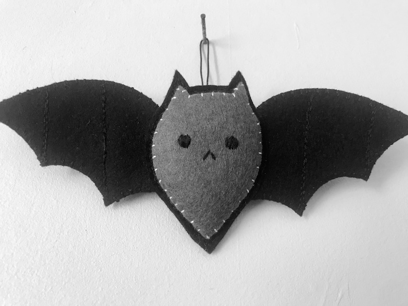 Handmade Halloween Bat Decoration - Etsy