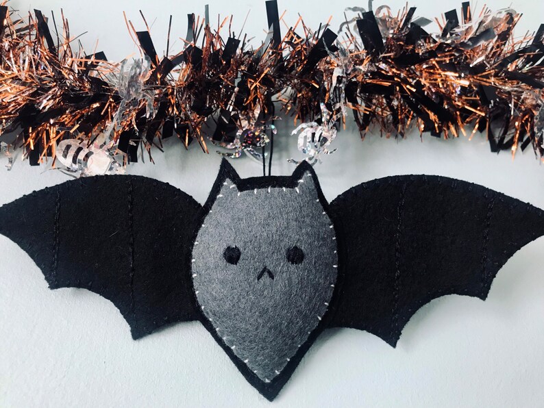Handmade Halloween Bat Decoration - Etsy