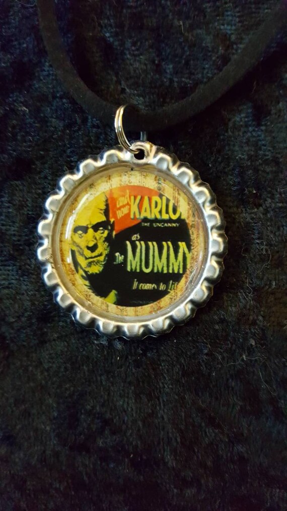 The Mummy Bottle Cap Necklace | Etsy