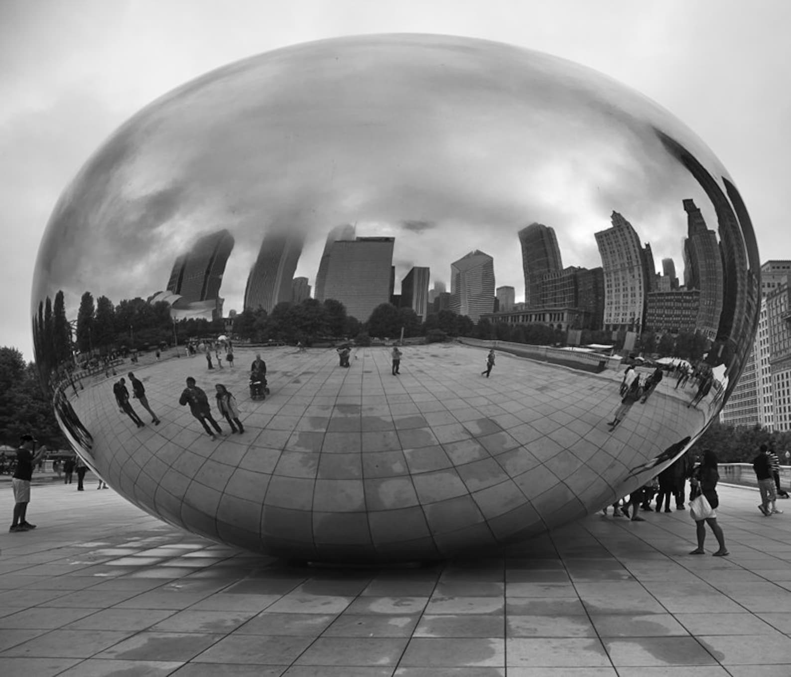 Crystal Ball - Chicago - Black and White Photo Print - Street ...