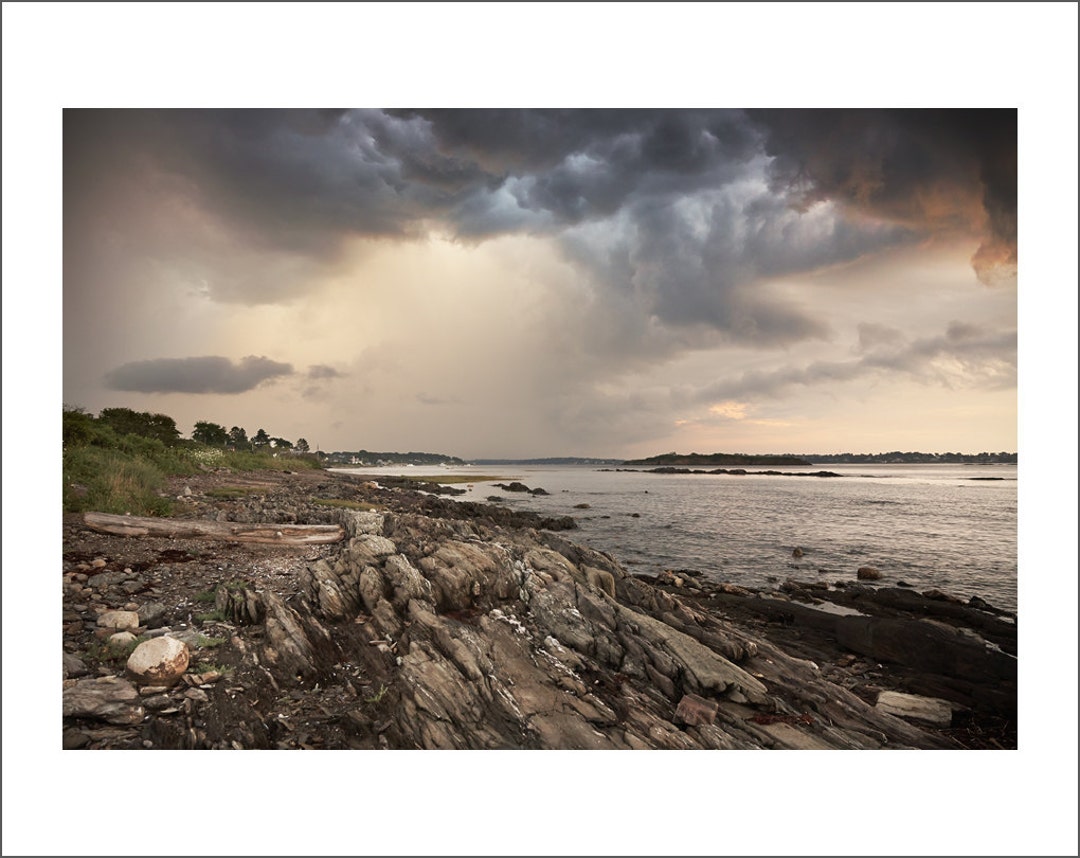 Pott's Point - Storm is Coming - Maine - Color Photo Print - Fine Art ...