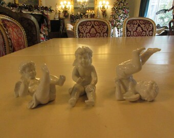 Porcelain Angel Figurines - Etsy