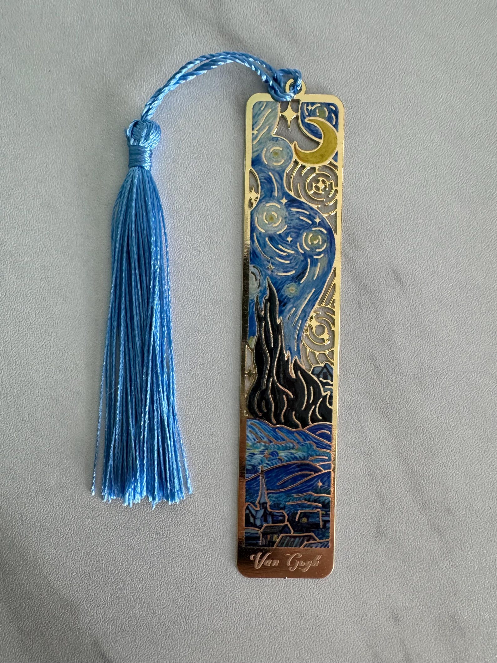 Starry Night Metal Bookmark - Van Gogh - Etsy