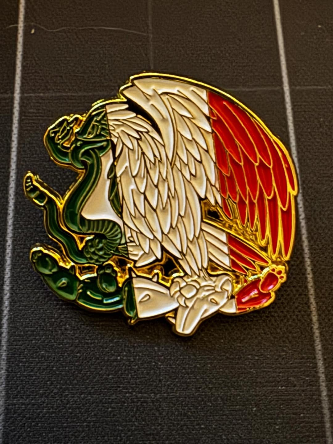 Mexico Flag Eagle Pin - Etsy