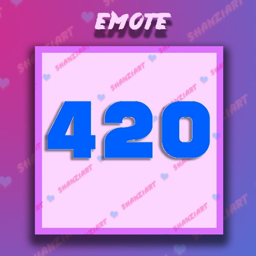 420 | Animated | Emotes - Etsy