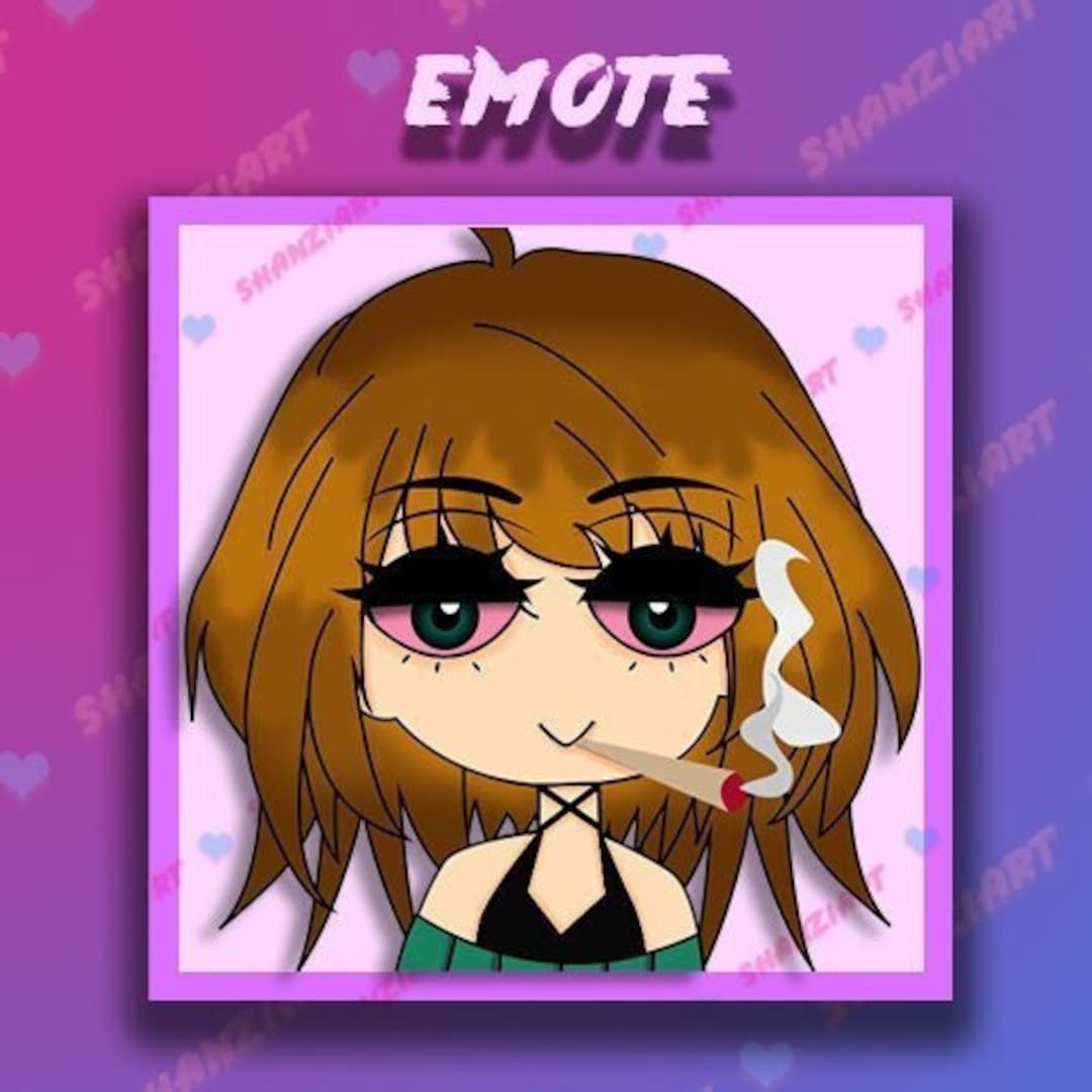 Stoned Girl | Emote - Etsy