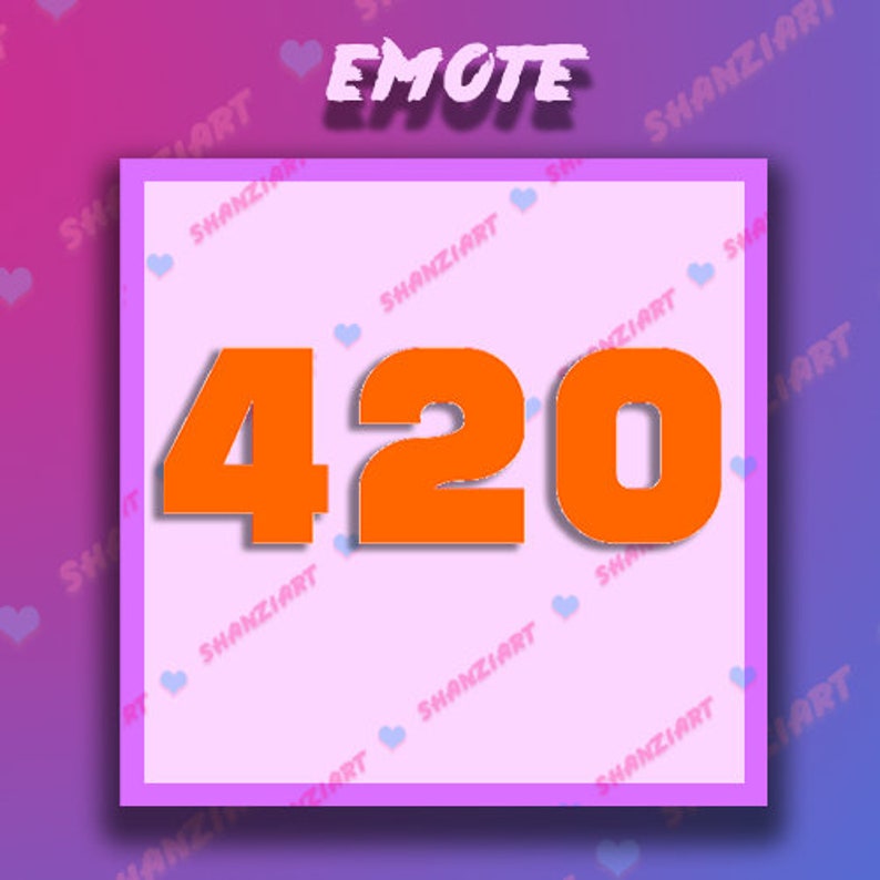 420 | Animated | Emotes - Etsy