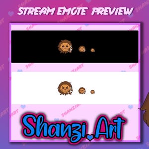 Stoned Lion | Emote | Twitch | Discord | Digital Sticker | Stoner ...