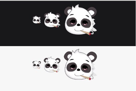 Stoned Panda Emote - Etsy