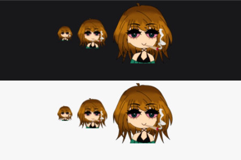 Stoned Girl | Emote - Etsy