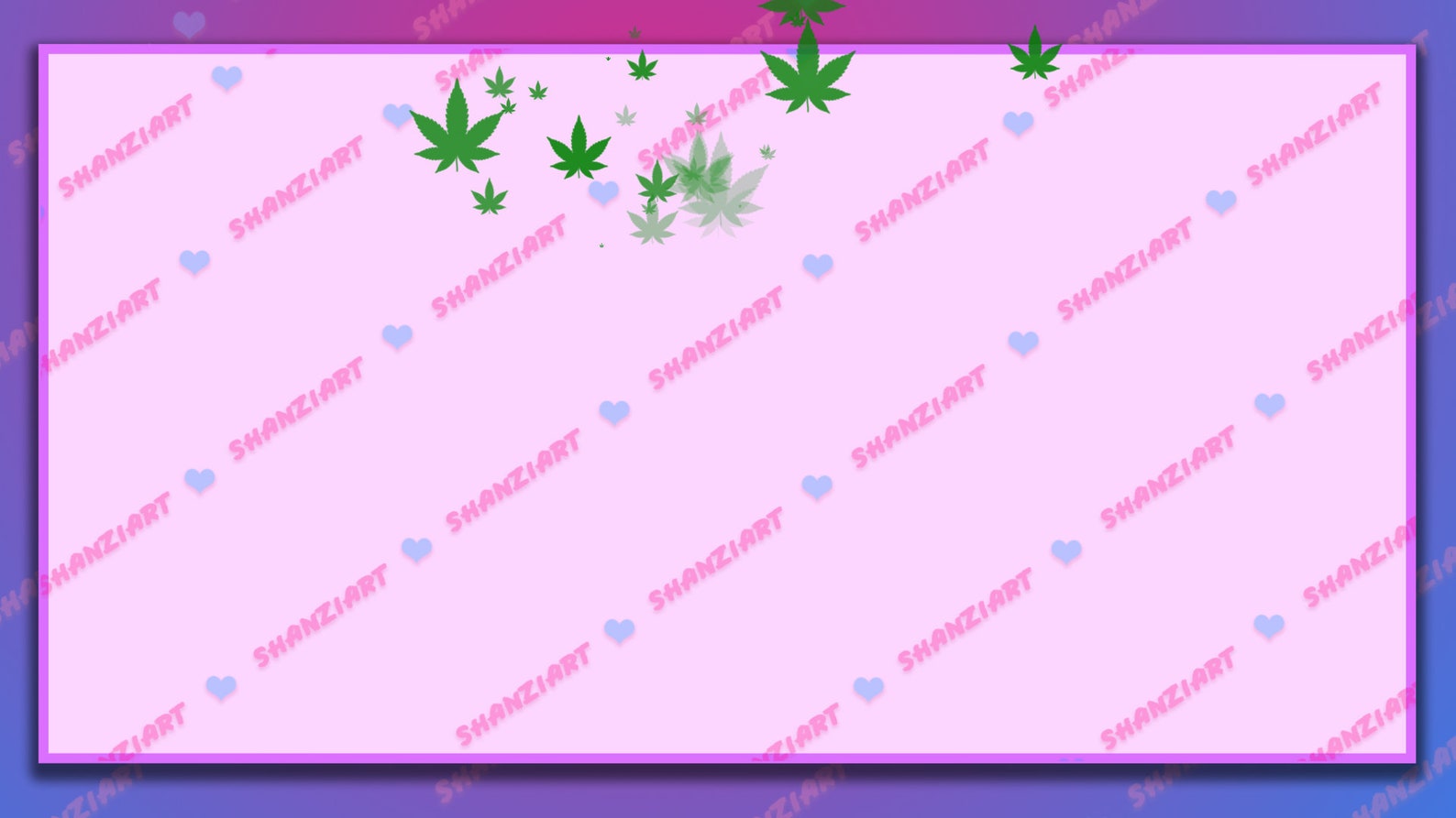 Animated Weed Leaves | Stream | Stoner | Twitch | Overlay - Etsy