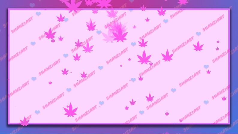 Rainbow Animated Weed Leaves - Etsy