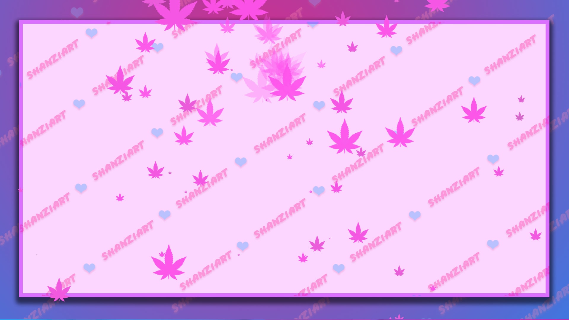 Rainbow Animated Weed Leaves - Etsy