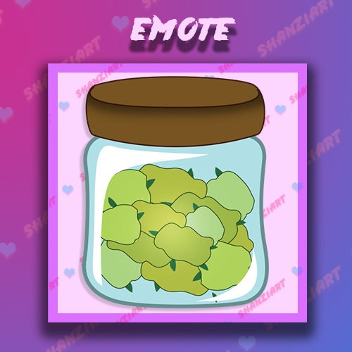 Weed Emotes Twitch Stream Discord - Etsy