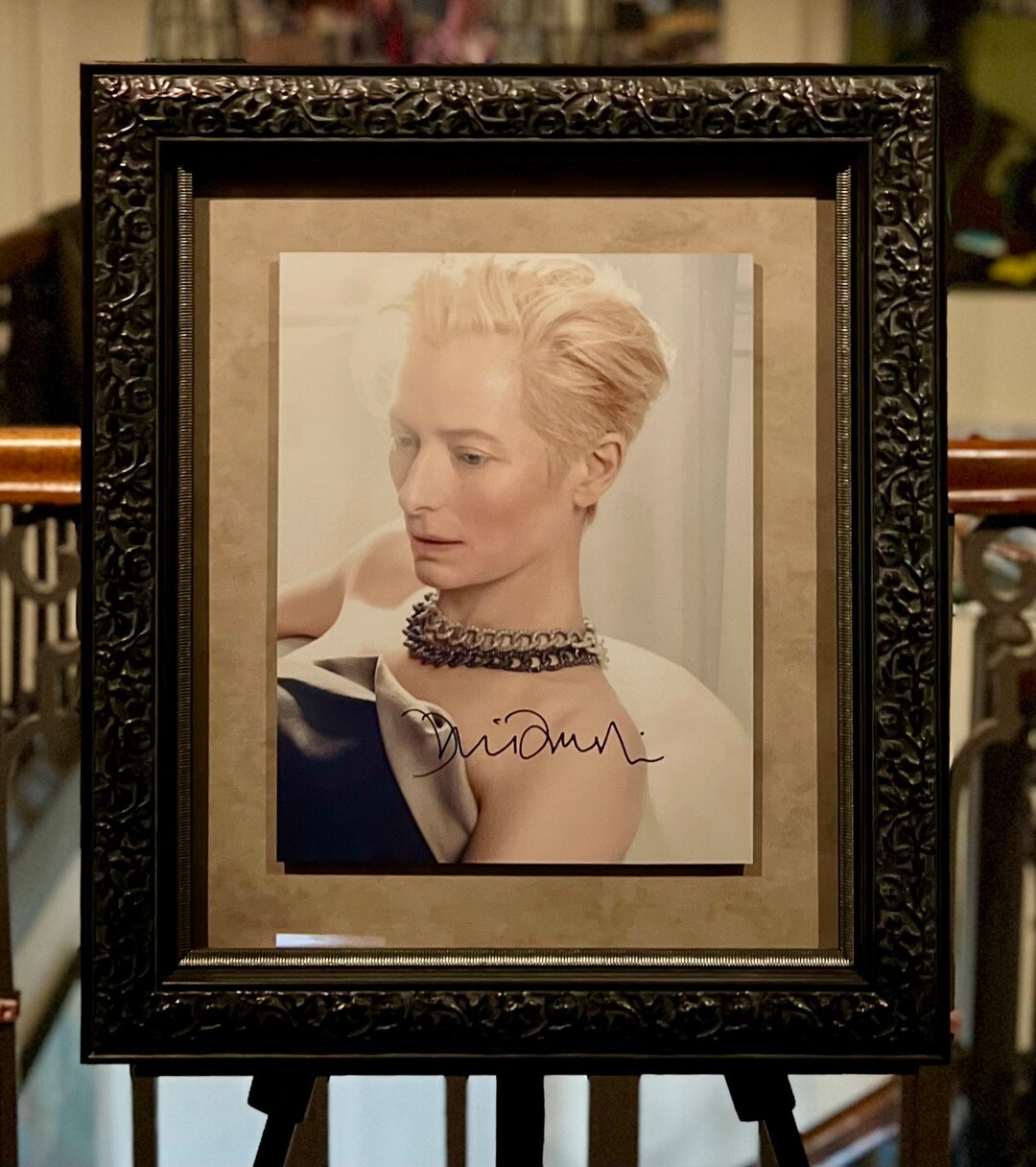 Tilda Swinton Autographed/signed Publicity Photo 11 X 14 Exquisitely ...