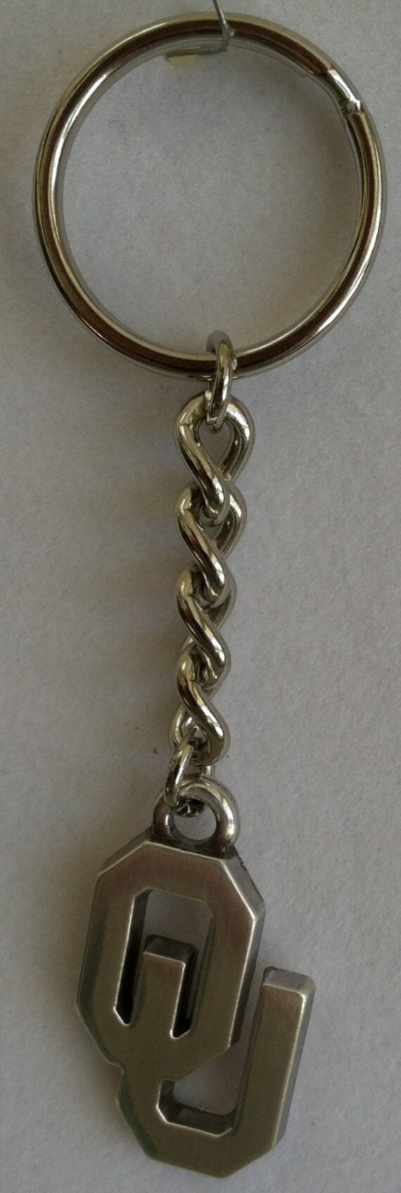 Oklahoma Sooners OU Boomer Sooner Silver Tone Charm Keychain - Etsy
