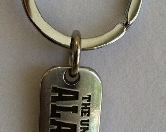 Alabama Crimson Tide Keychain - Etsy