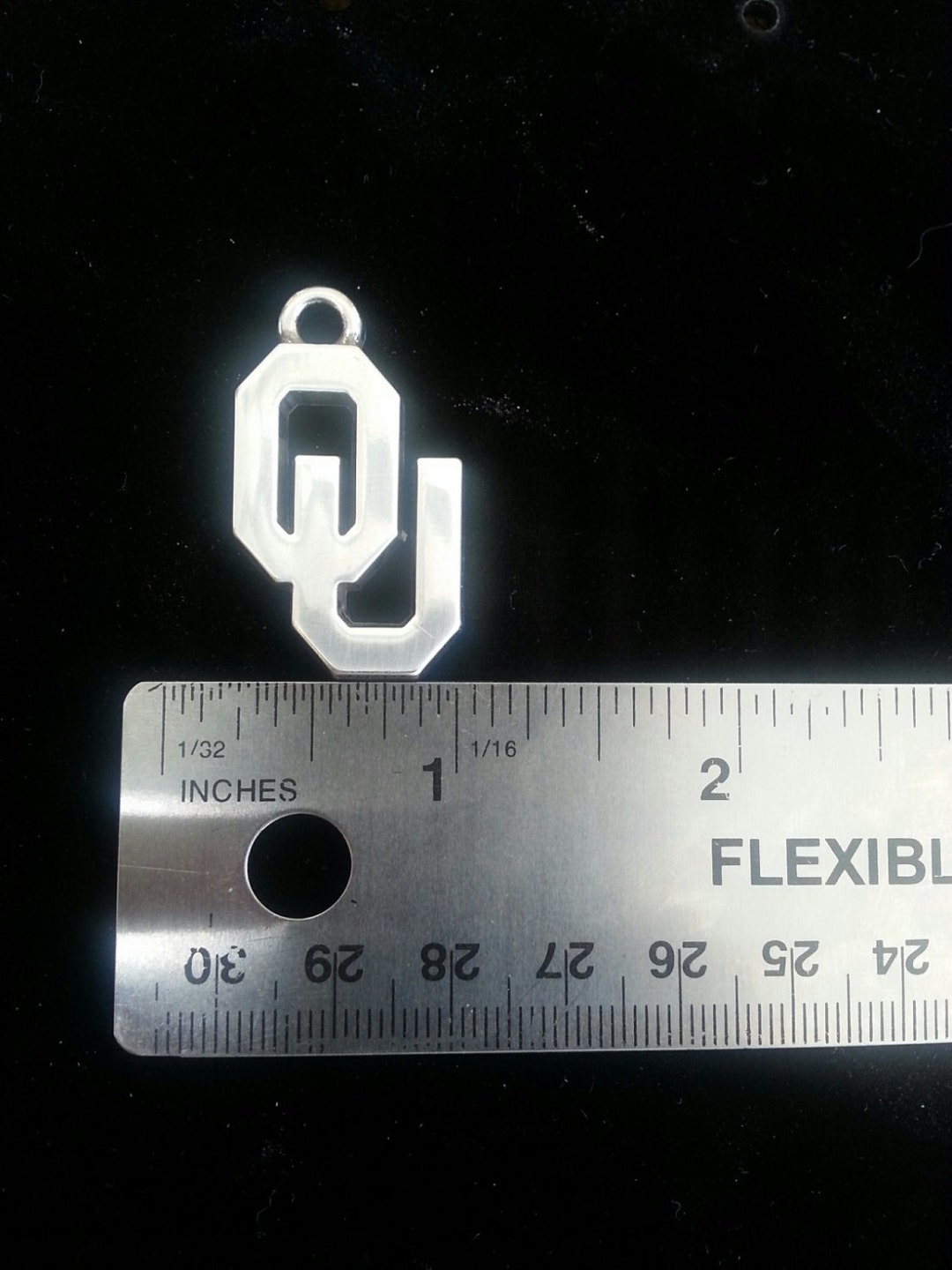 Oklahoma Sooners OU Boomer Sooner Silver Charm Great Gift Idea Perfect ...