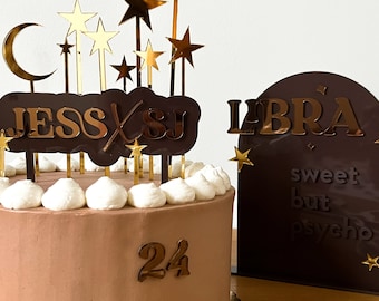 Libra Cake Topper - Etsy