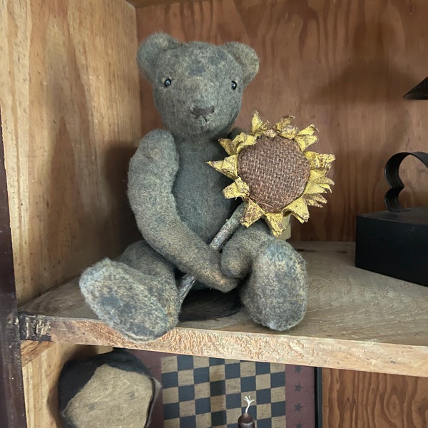 Primitive Bear - Etsy