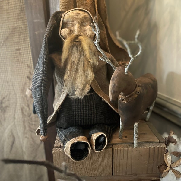 Clay Face Santa - Etsy