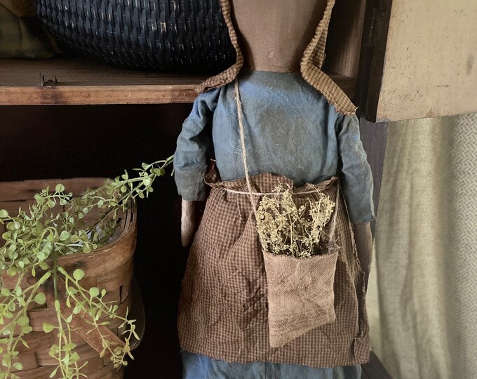 Primitive Prairie Doll - Etsy