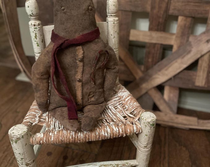 Primitive Rag Stuffed Gingerbread With Candy Canes / Repairs - Etsy
