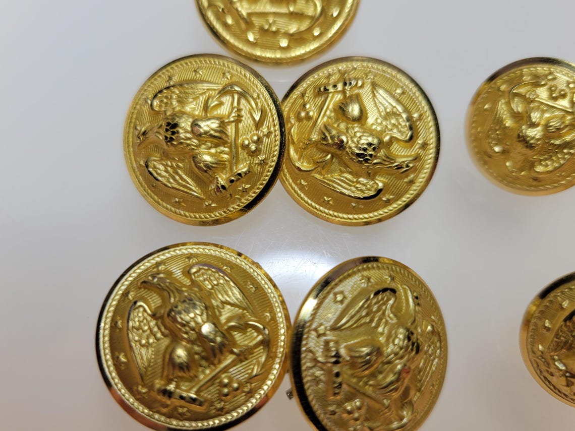 Lot of 16 Antique/vintage Military Buttons Horstmann Philadelphia ...