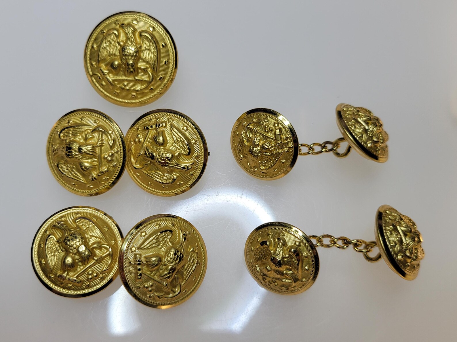 Lot of 16 Antique/vintage Military Buttons Horstmann Philadelphia ...